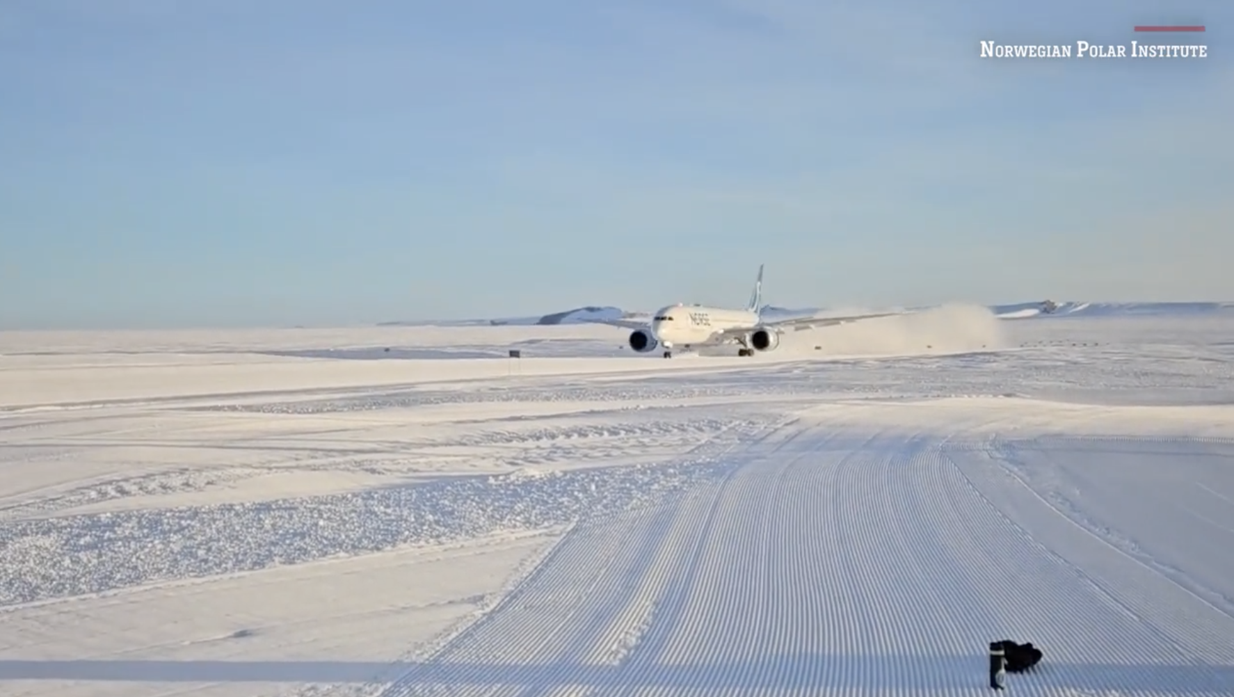 Largest Passenger Jet to Land in Antarctica – global-cryosphere-watch